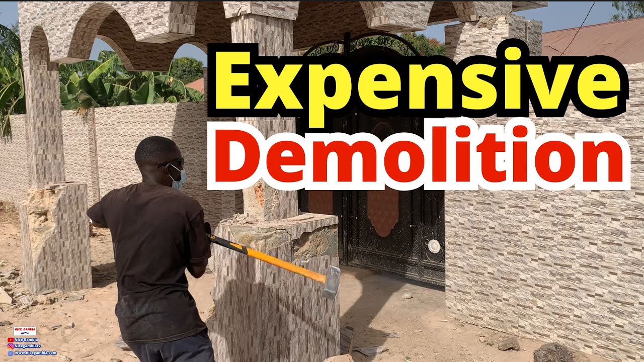 Most beautiful compound affected in Gunjur The Gambia - YouTube