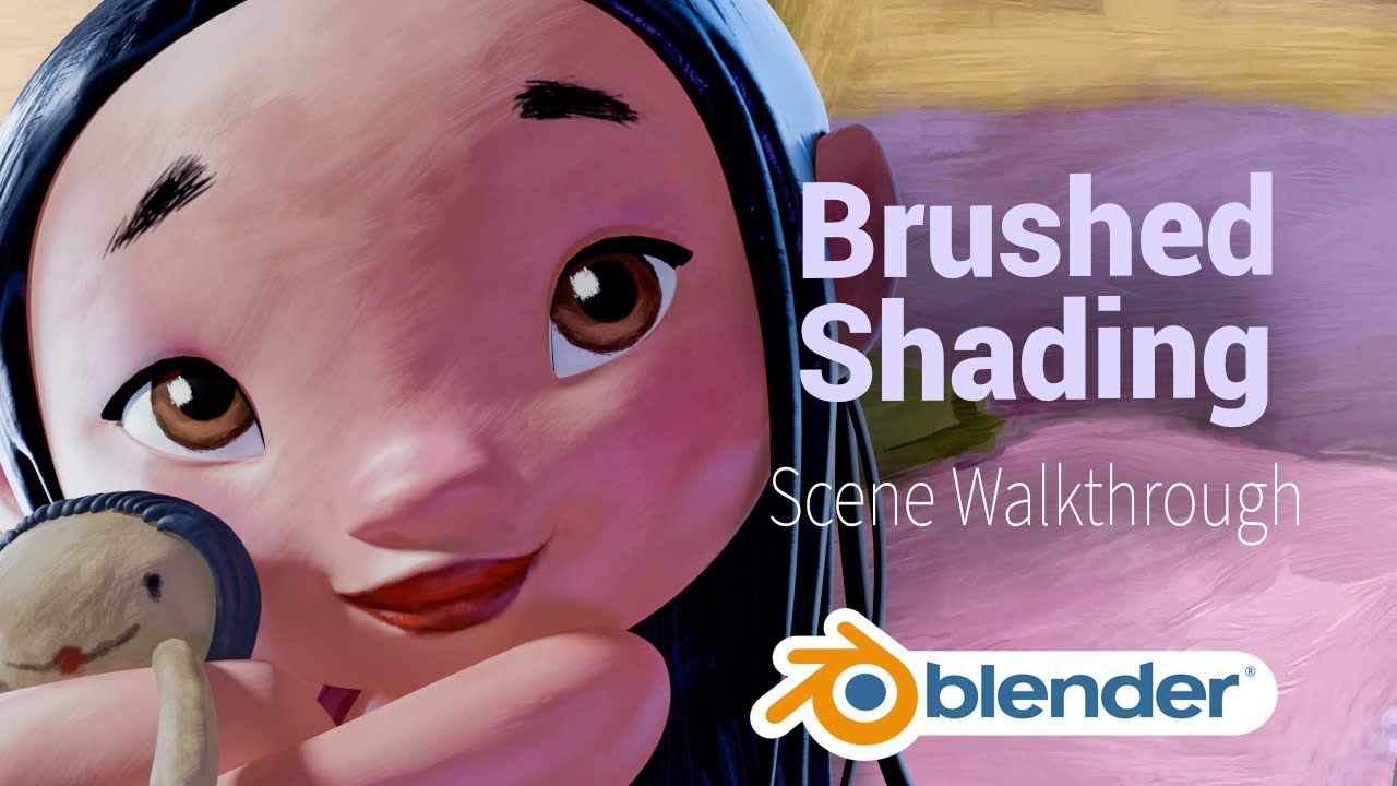 Brushed Shading for Blender Scene Walkthrough - for NPR painterly looks ...