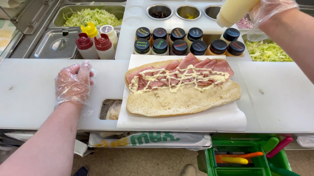 Basic Sub With Extra Mayo - YouTube