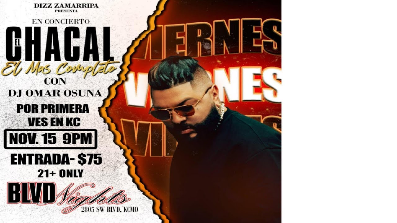 !!El Chacal en Kansas City Missouri??. !!Informacion y donde es ...