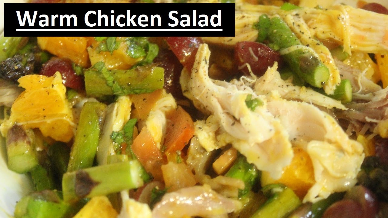 Warm Chicken Salad With Asparagus And Grapes | Salad Style | Cooking ...