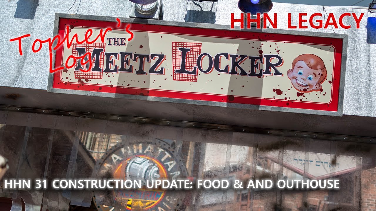 HHN 31 Construction Update: Food & An Outhouse | Topher's Log - YouTube