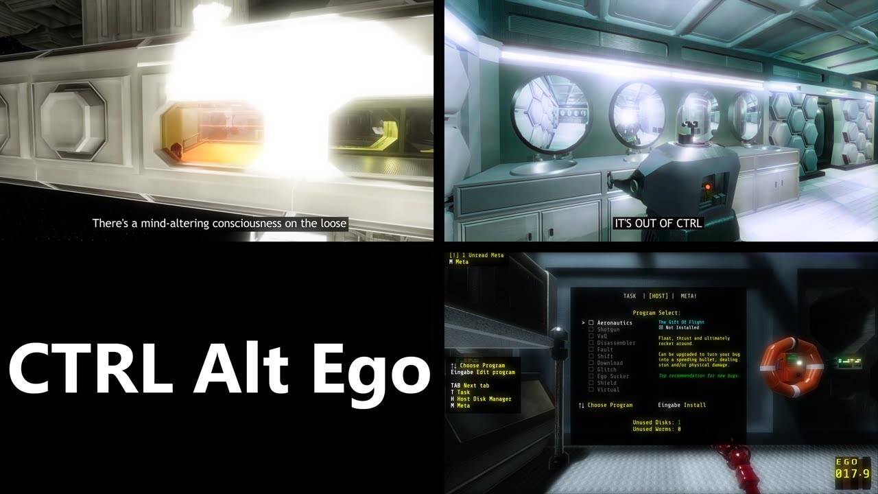 Let's play - CTRL ALT EGO - (Paradroid, Metroidvania, and 3D stealth ...