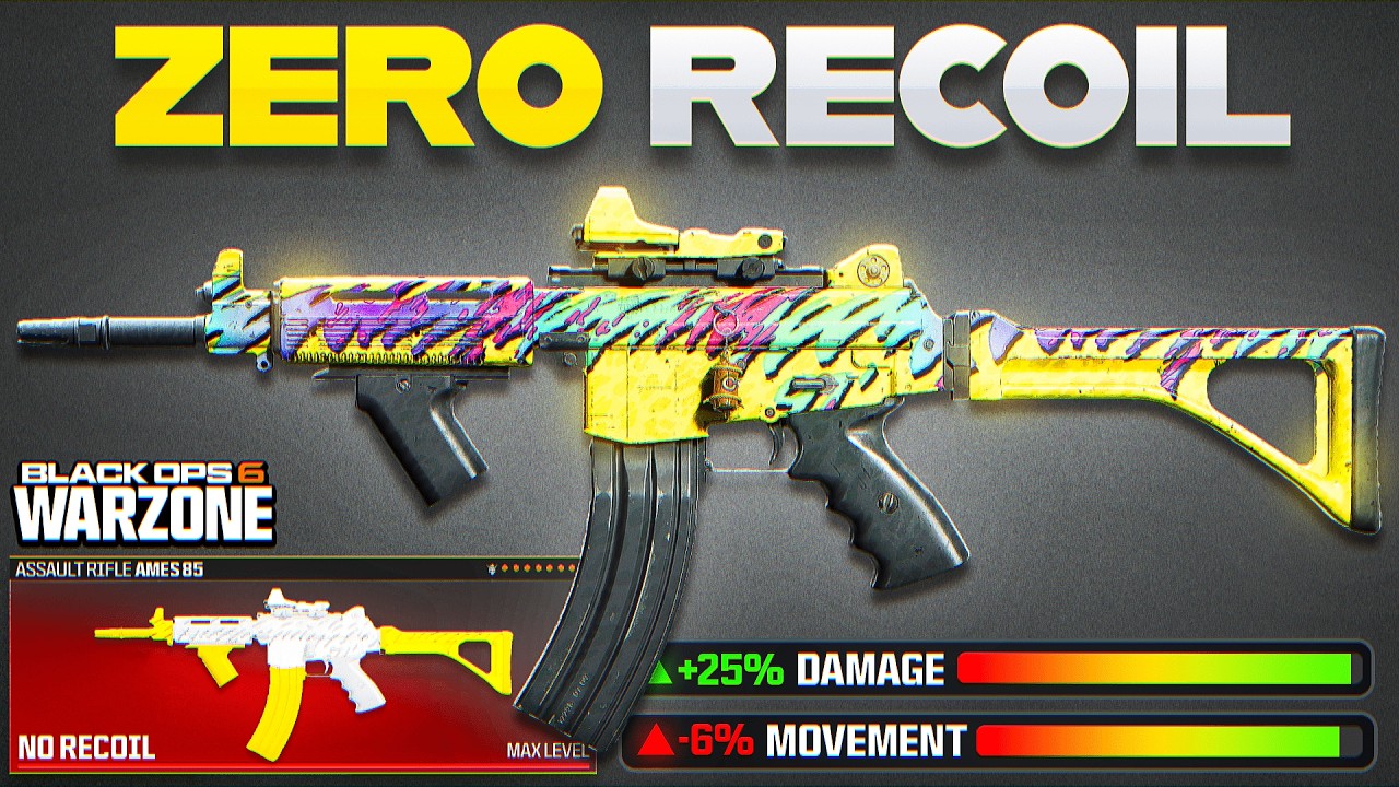 This AR META has NO RECOIL in WARZONE BO6! (Best Warzone 3 Meta Loadout ...