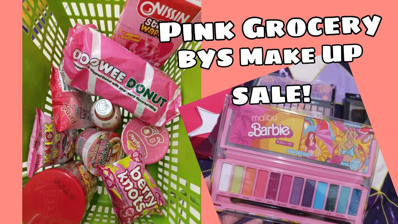 Pink Grocery Haul | Grocery Time | BYS Cosmetic Sale!! Philippines ...