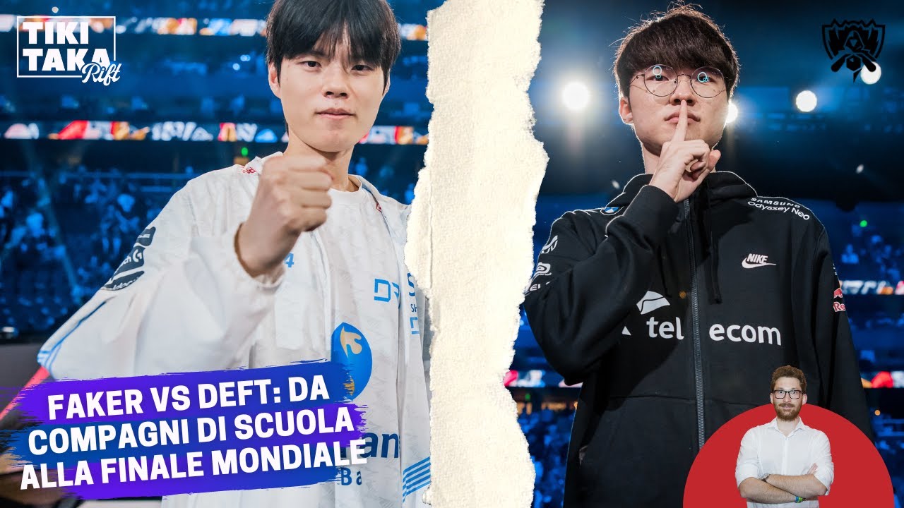 FAKER VS DEFT: DA COMPAGNI DI SCUOLA ALLA FINALE MONDIALE - YouTube