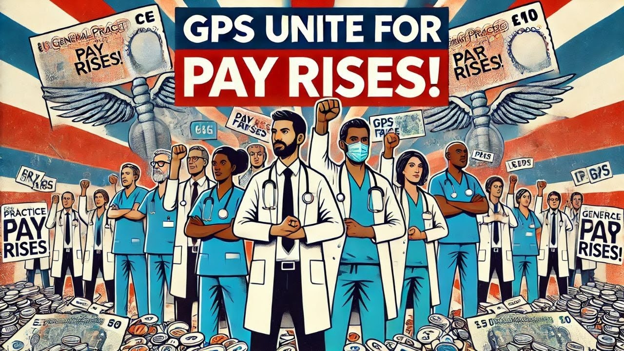 GPs unite in collective action for pay rises - YouTube