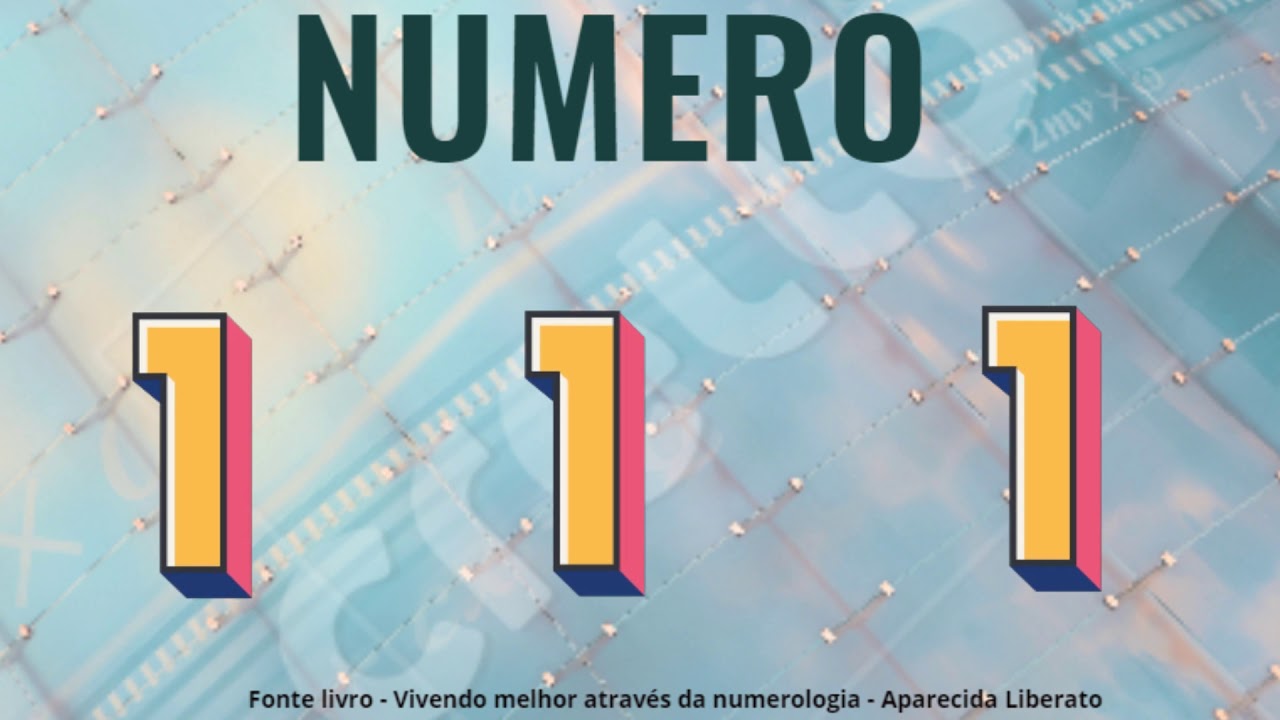 Significado do Numero 1 - YouTube