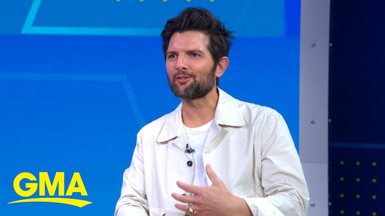 Adam Scott talks hit show, 'Severance' l GMA - YouTube
