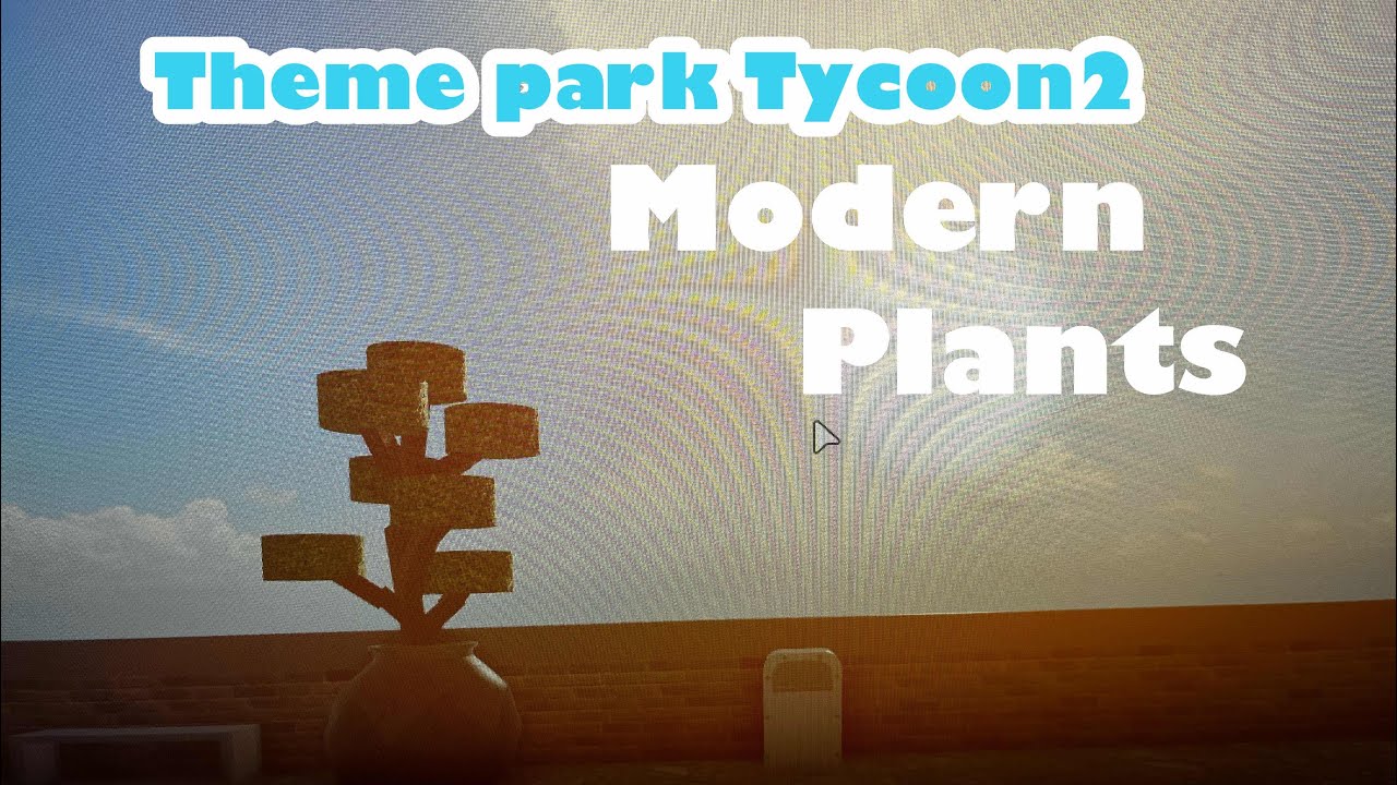 How To Build Modern Plants TPT2!! Roblox - YouTube