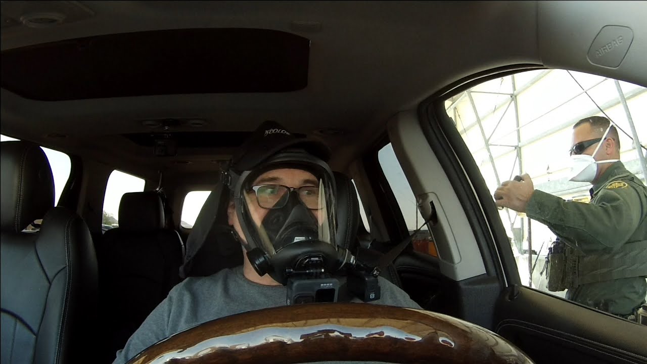 Tactical Gear at U.S. Border Patrol Immigration Checkpoint Window ...