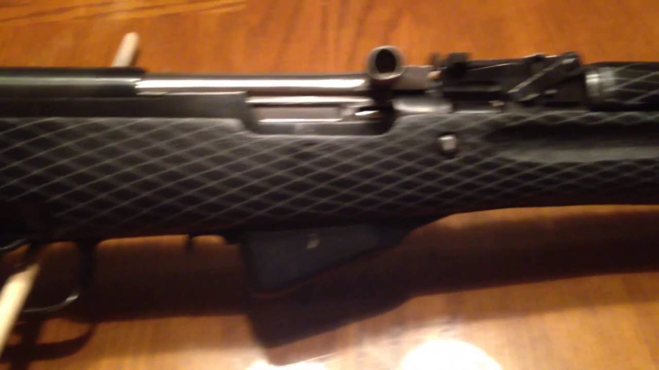 SKS snake skin paint job - YouTube