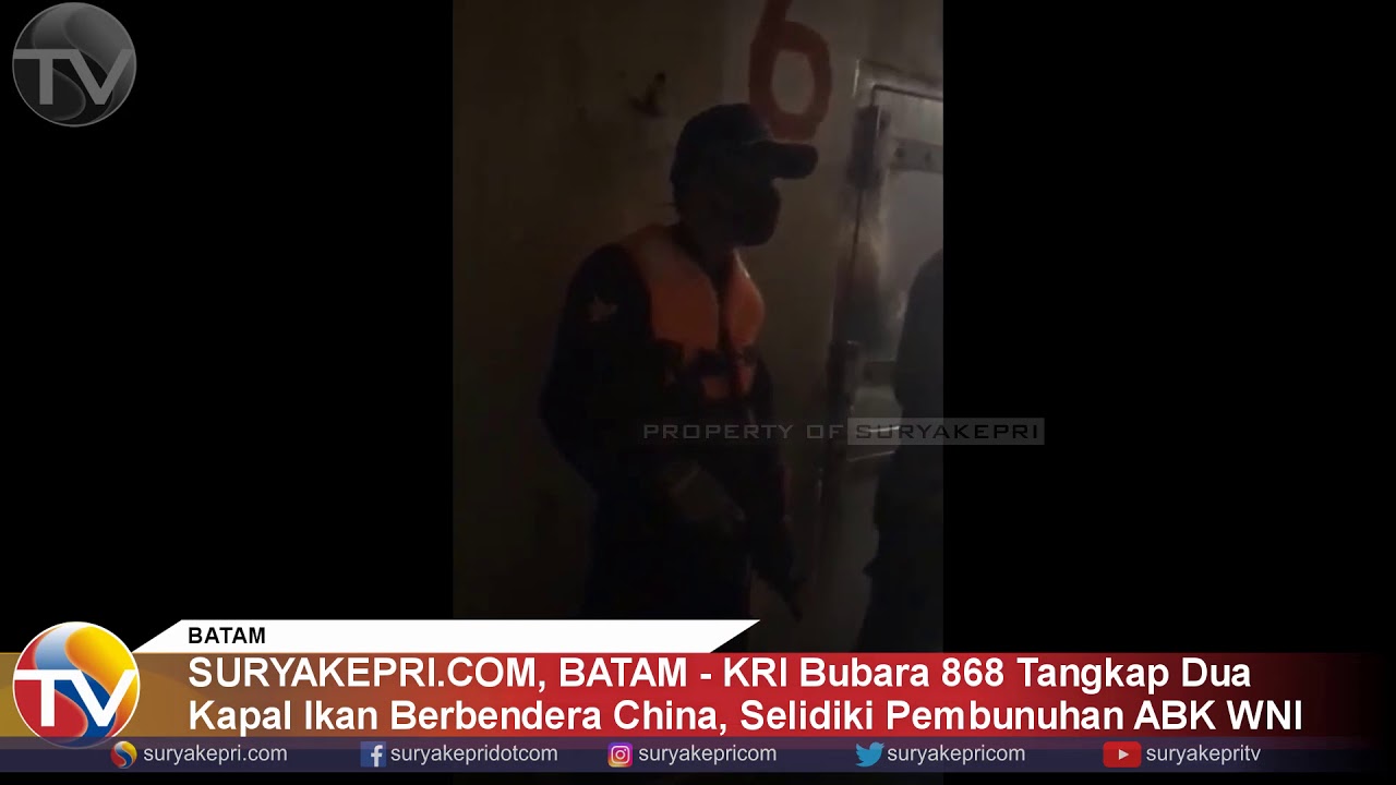 KRI Bubara 868 Tangkap Dua Kapal Ikan Berbendera China, Selidiki ...