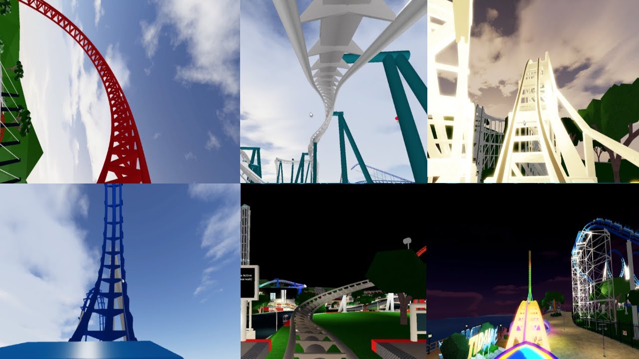 ALL ROLLERCOASTER POV'S I Theme Park : Roblox Point Remastered - YouTube