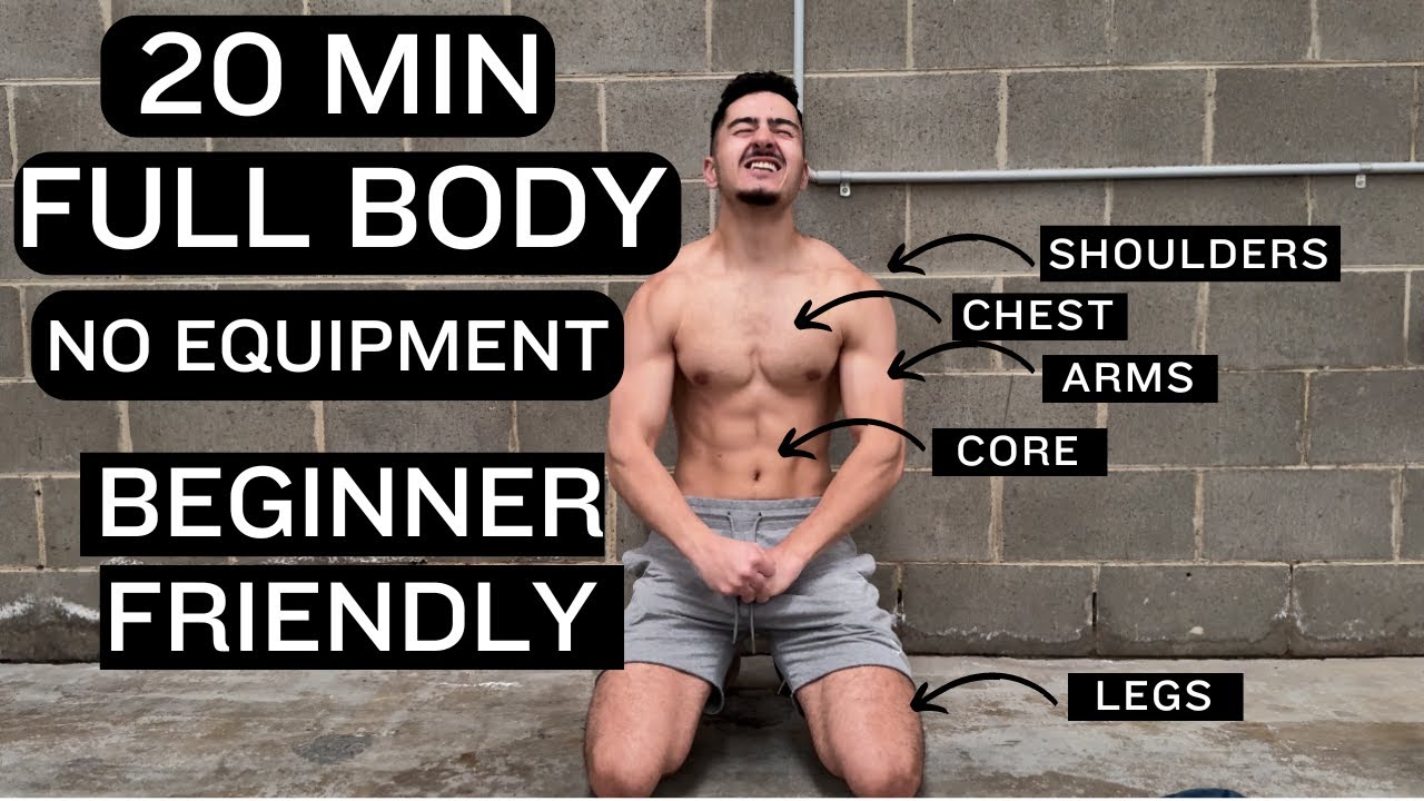 20 MIN BEGINNER FRIENDLY FULL BODY WORKOUT [NO EQUIPMENT] 2024 - YouTube
