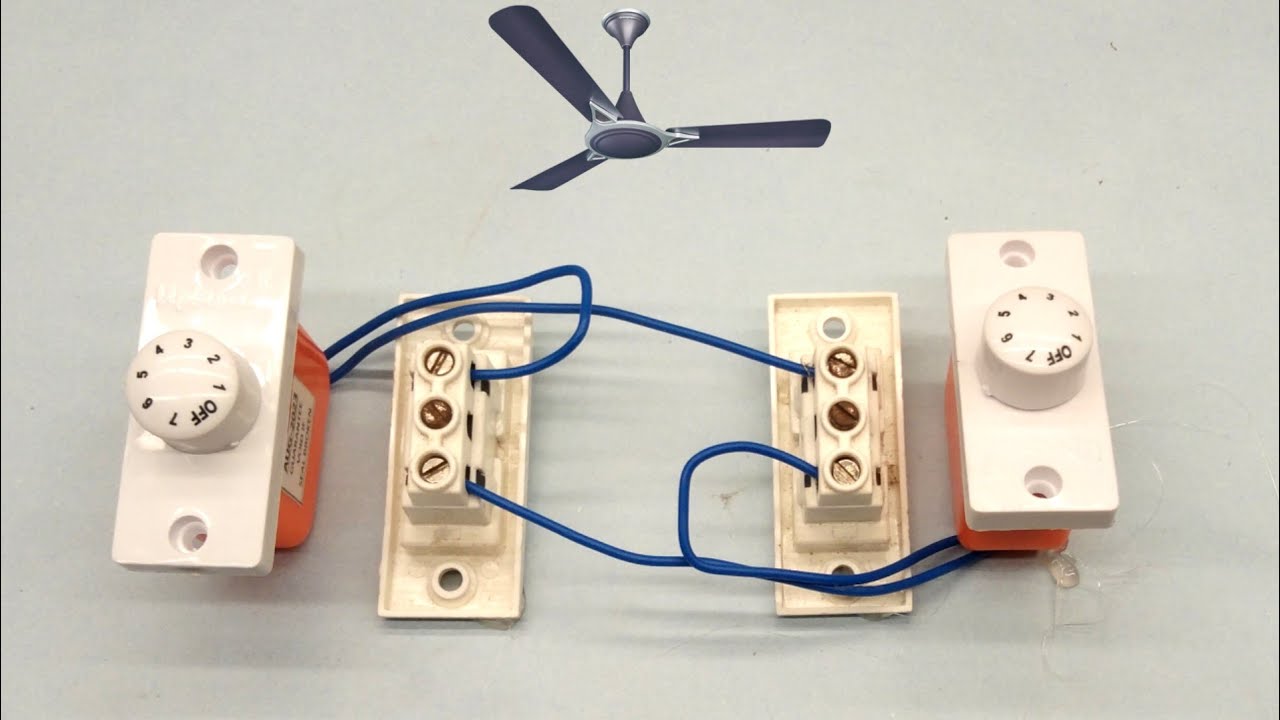 2 two way switch 2 fan regulator | How to make 2 two way switch 2 fan ...