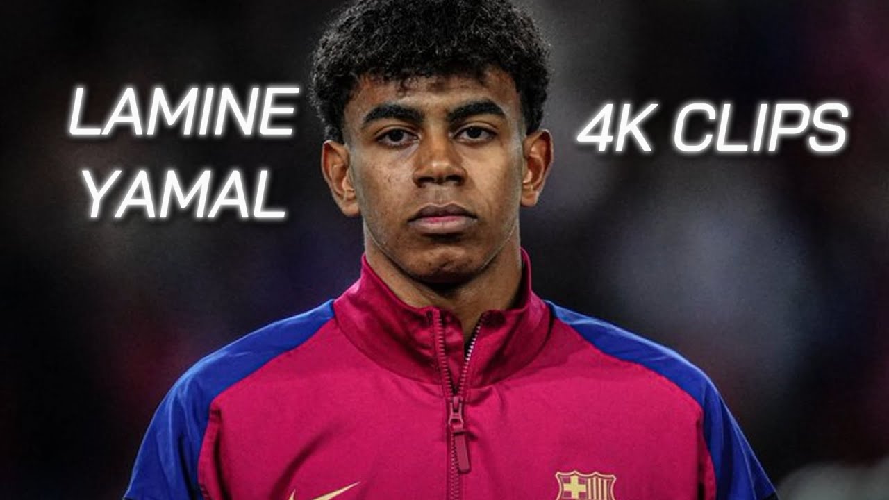 Lamine Yamal 4k clips for edit.Enhanced with Topaz - YouTube