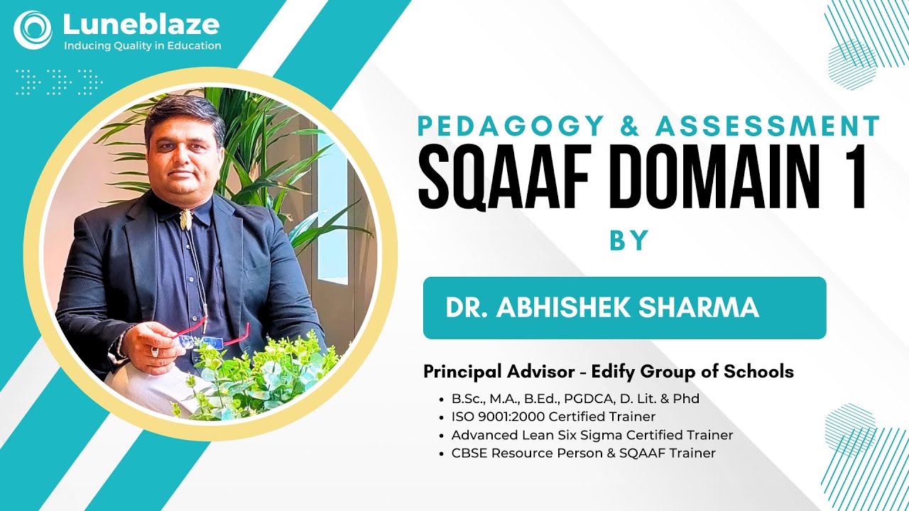 Pedagogy and Assessment in SQAAF Domain 1– Training Session by ...
