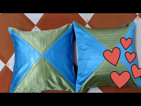 cushion cover||DIY||how to make cushion cover and pillow cover at home ...
