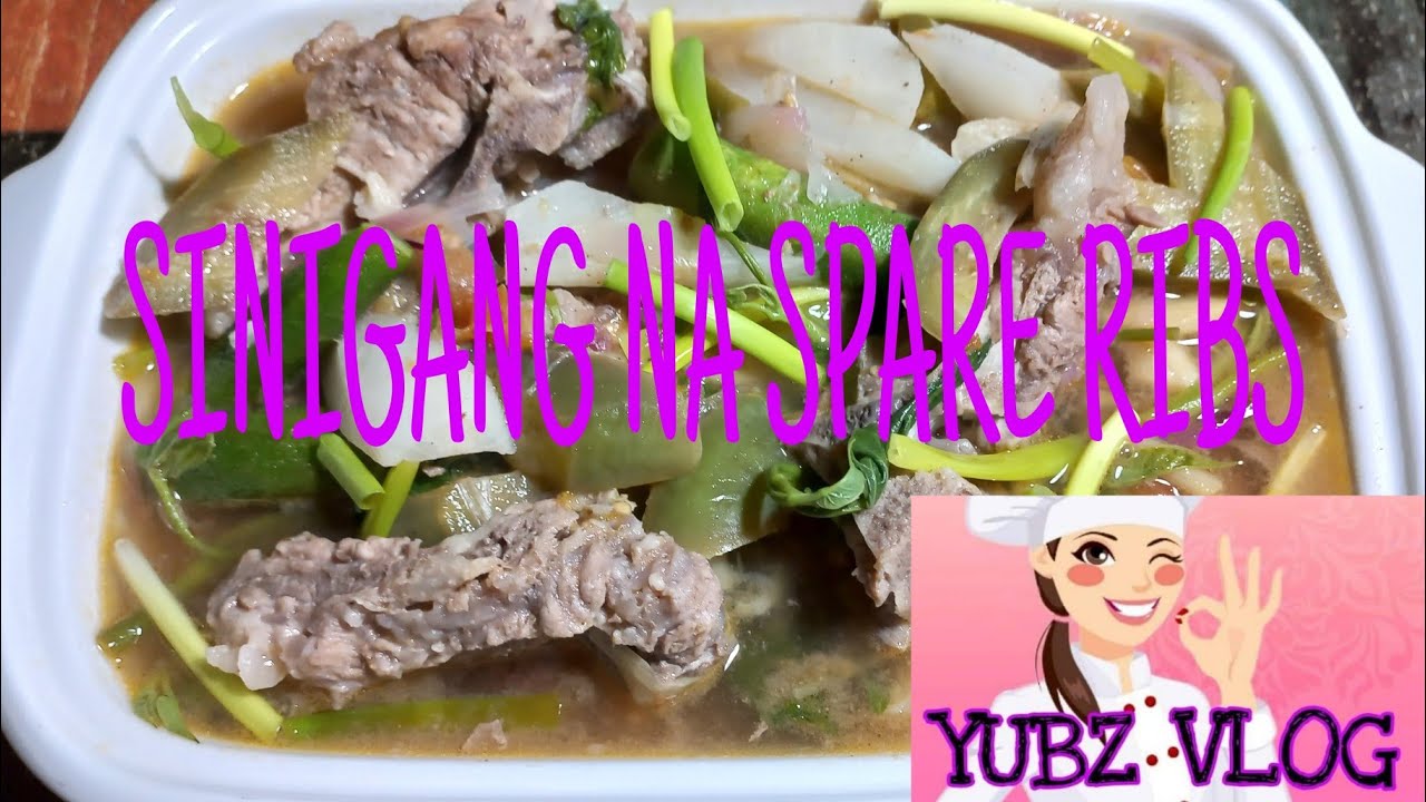 SINIGANG NA SPARE RIBS - YouTube