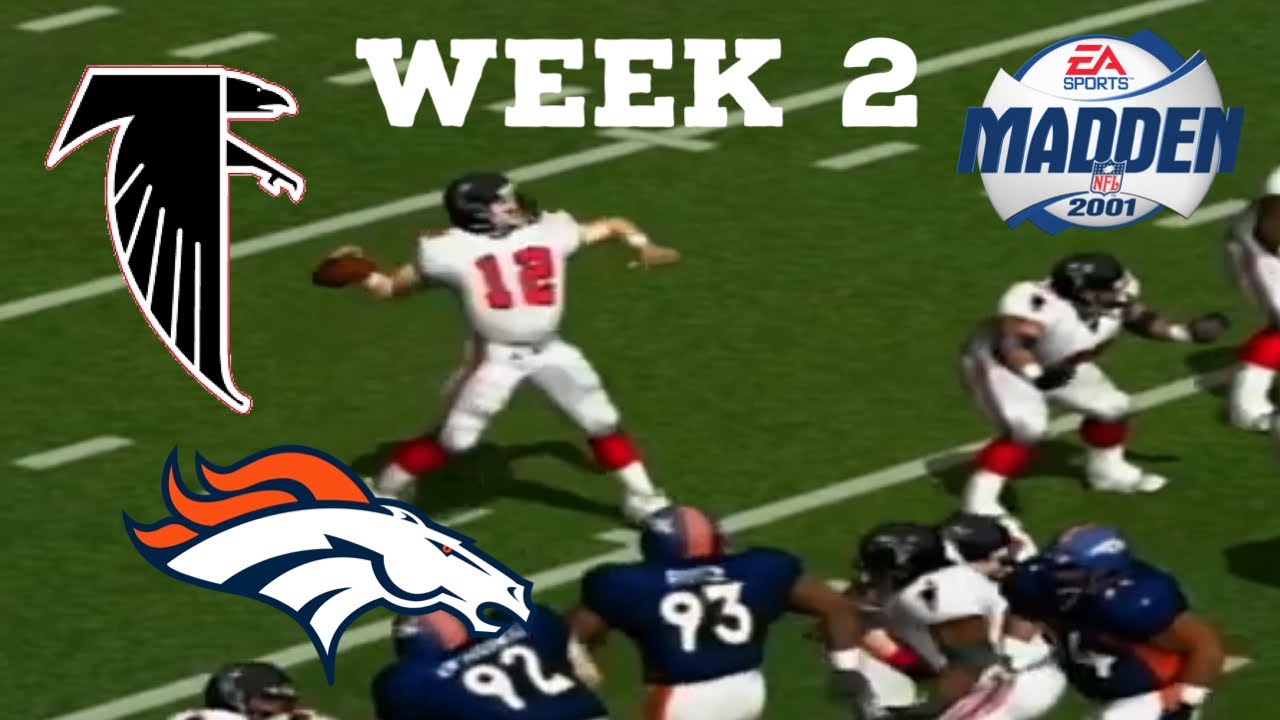 Madden 2001 season sim: Atlanta Falcons @ Denver Broncos - YouTube