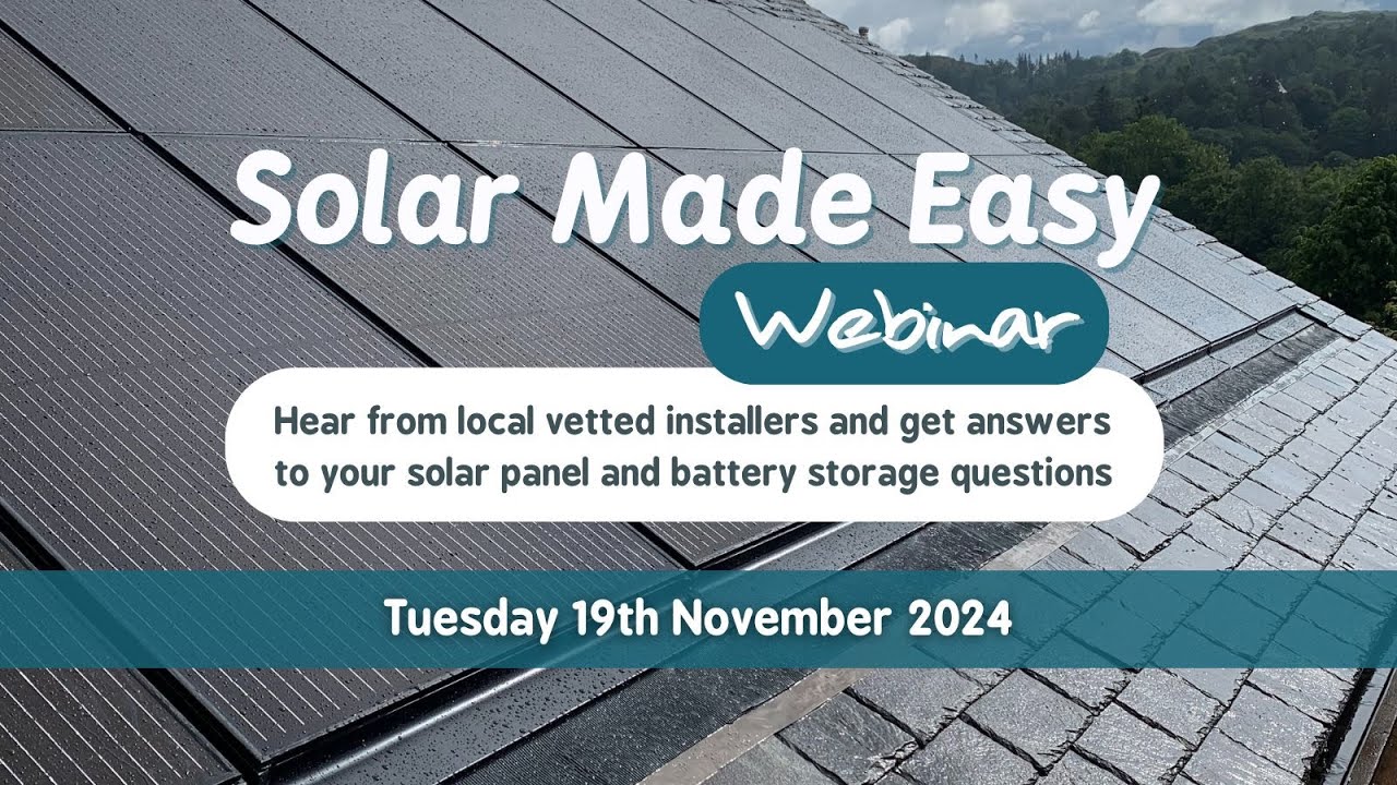 Solar Made Easy Webinar | All Your Solar PV panel questions answered ...