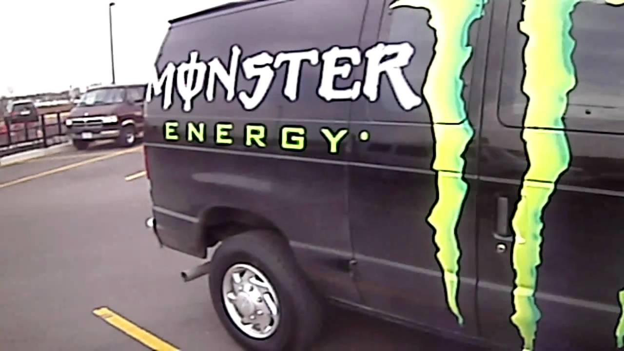 Monster Energy Drink van - YouTube