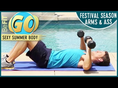 Festival Season Toned Arms & Ass Mobile Workout: BeFiT GO - YouTube