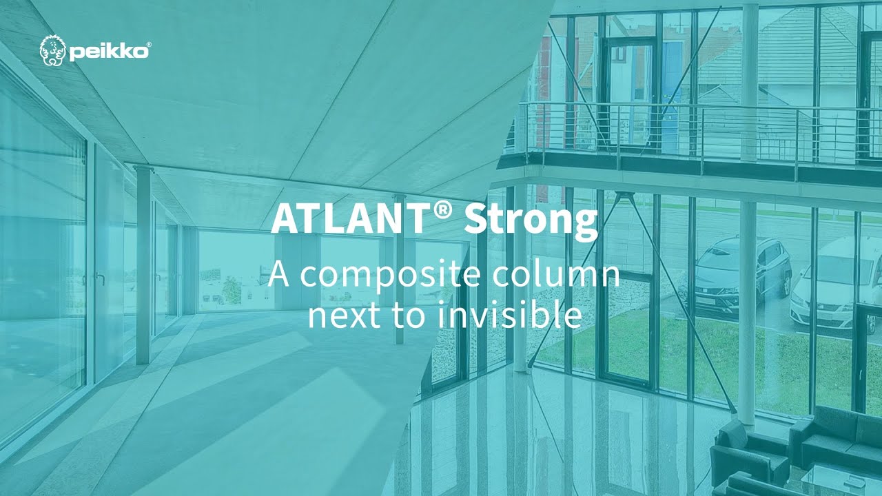 ATLANT® Strong composite column close to invisible - YouTube
