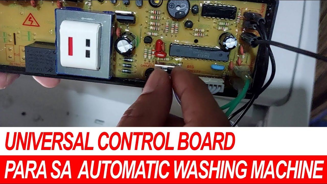 Washing Machine Universal control Board - YouTube