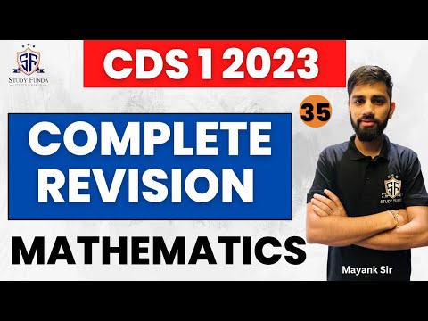 Complete Maths Revision for CDS | CDS MATHS #studyfunda #cds_2023 # ...