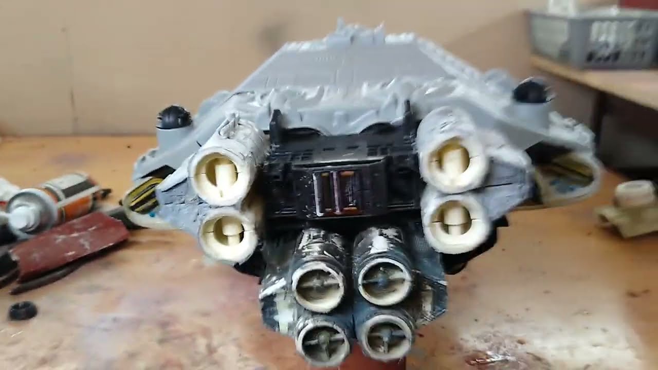 my scratch built starship projects Sunday morning and a new project ...