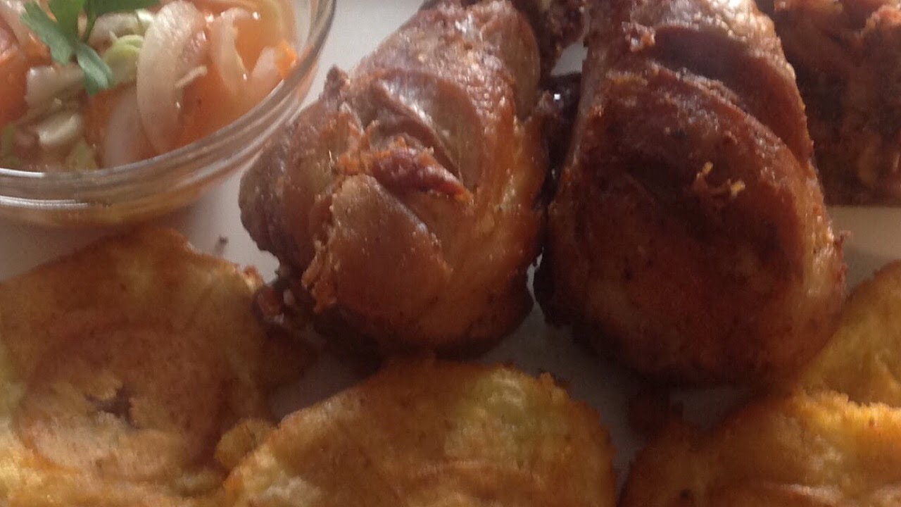 How to make Haitian style fried chicken - YouTube