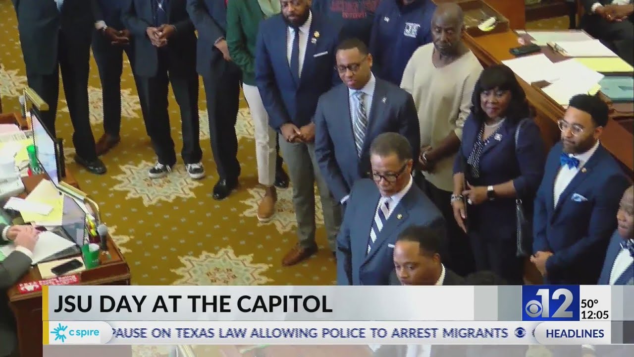 JSU Day at the Mississippi State Capitol - YouTube