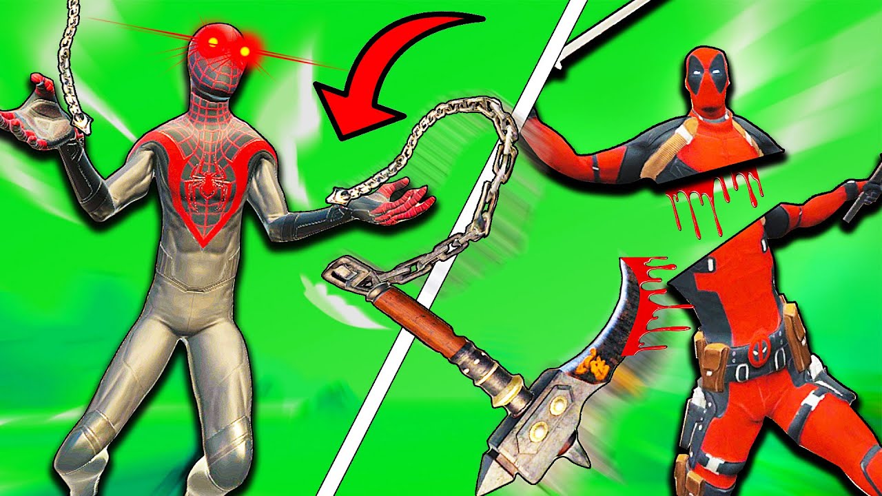 Demon Spiderman Uses ILLEGAL Web Blade To SLICE DEADPOOL! (NEW) Blades ...