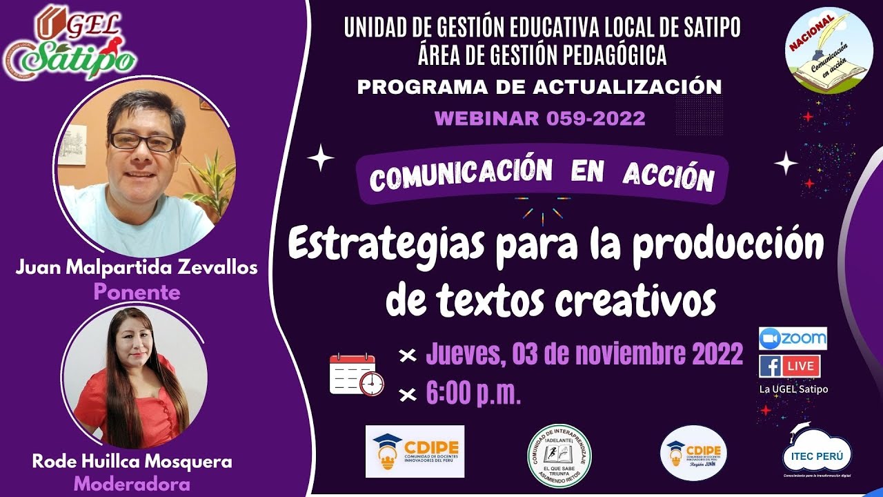 WEBINAR 59 - 2022 COMUNICACIÓN EN ACCIÓN - ESTRATEGIAS PARA LA ...