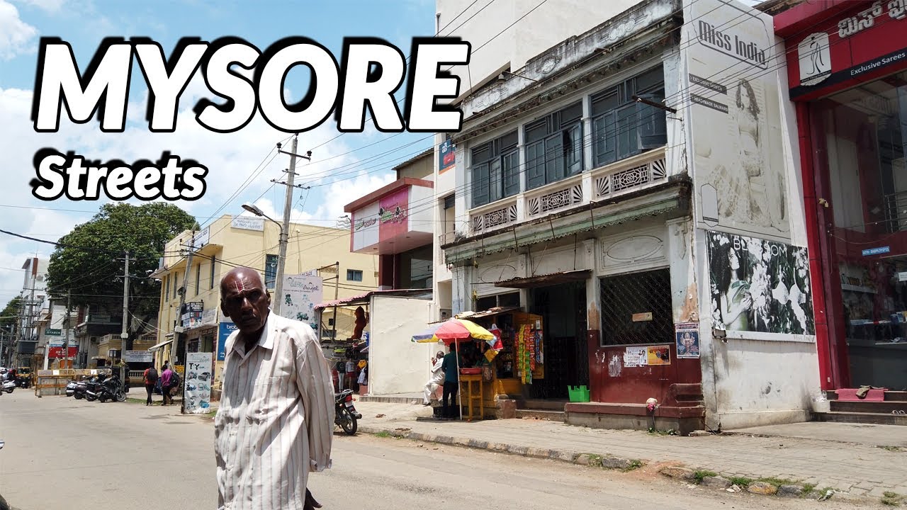 Exploring the Streets of Mysore, Karnataka IN [4K] - YouTube
