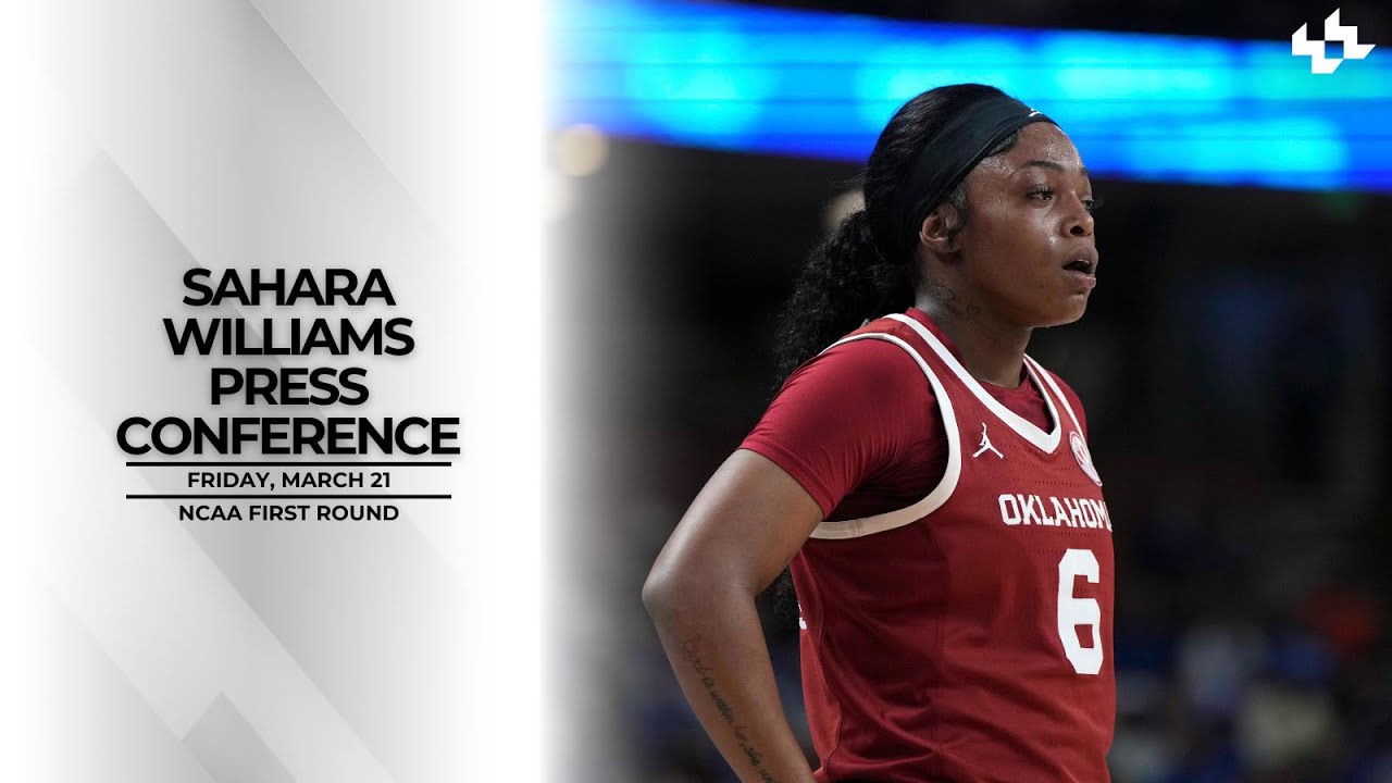 NCAA First Round | Sahara Williams Press Conference | March 21 - YouTube