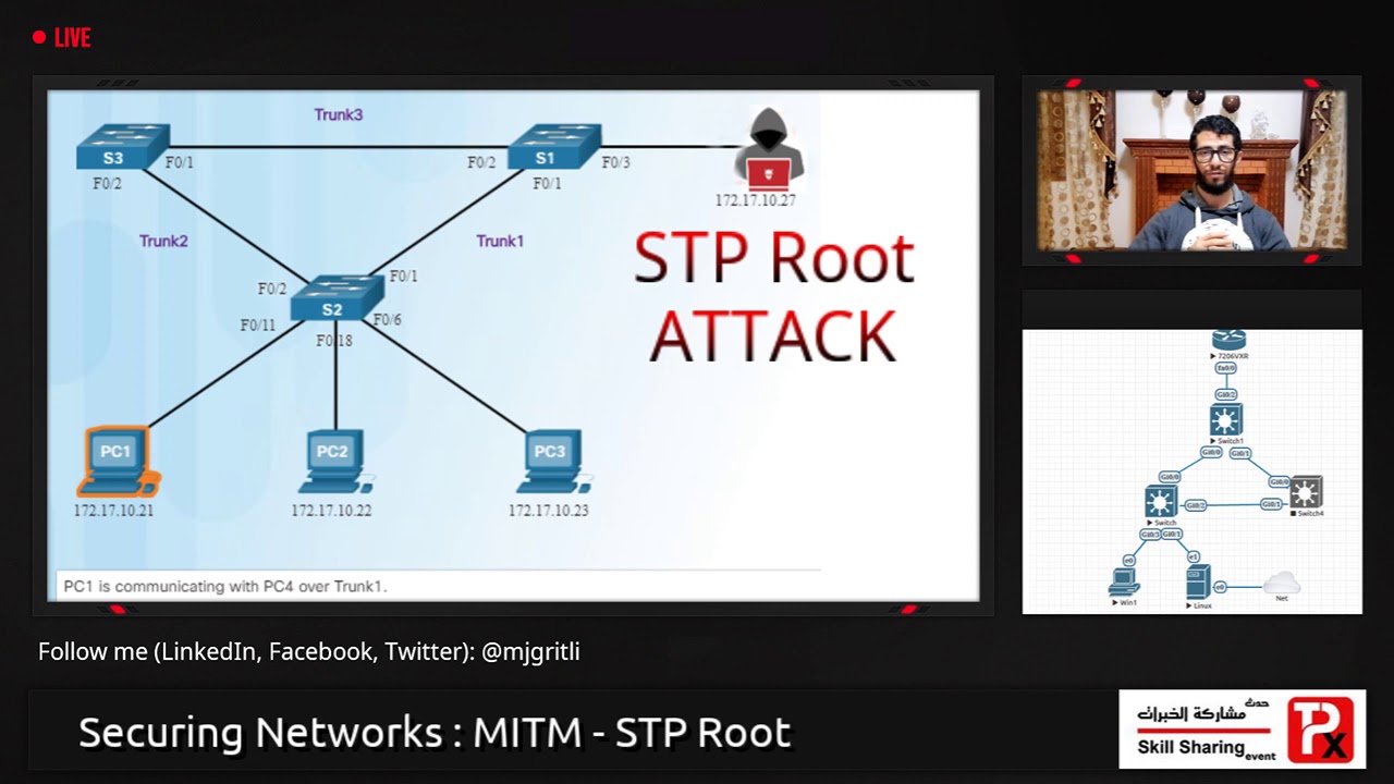 Network Security - 6 MITM STP Root - YouTube
