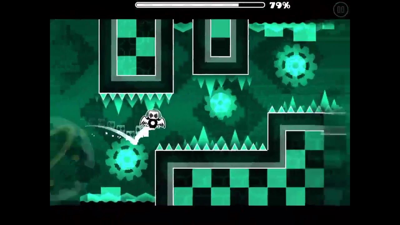 Geometry dash : Crystal Fall (Easy Demon) 100% - YouTube