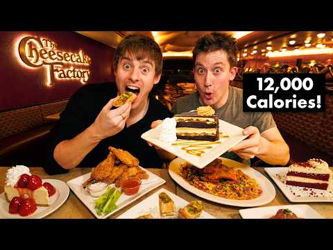 Two Brits go to Cheesecake Factory for the first time!