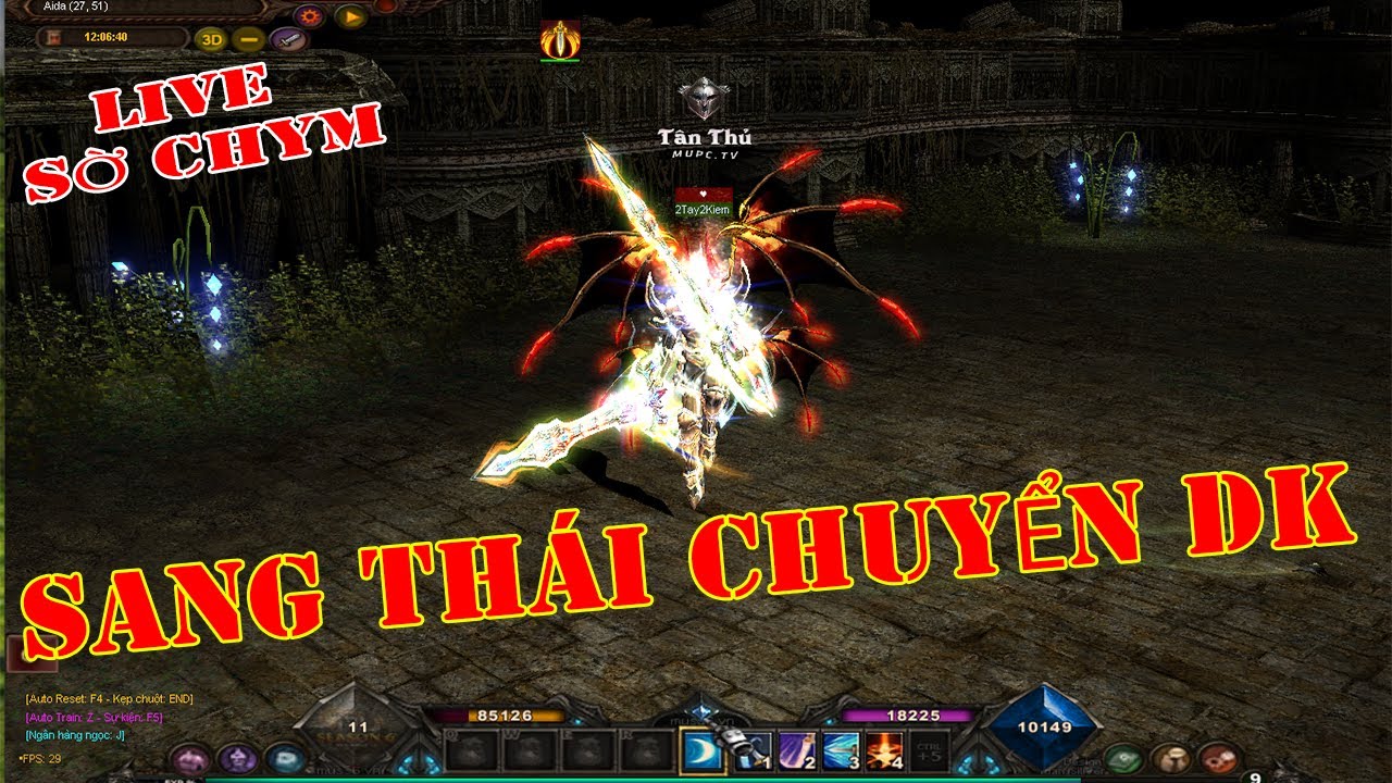 Mu Online Mới Ra | Chuyển Qua DK 2 Tay 2 Kiếm Trực Tiếp Trung Kết 5 ...