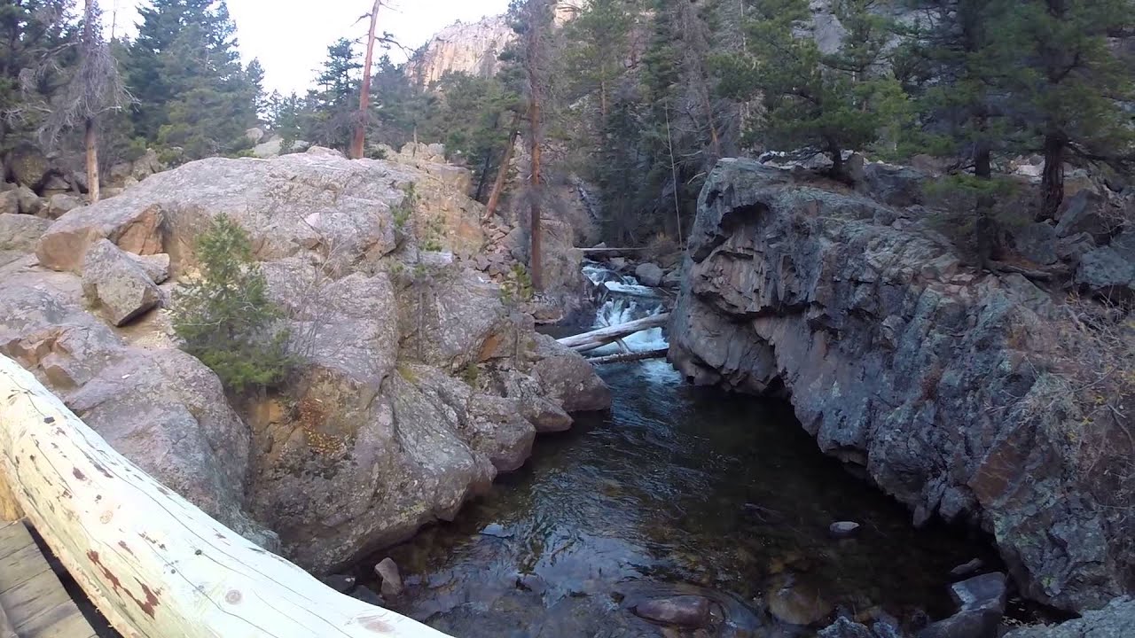 The Pool on the Fern lake Trail RMNP - YouTube