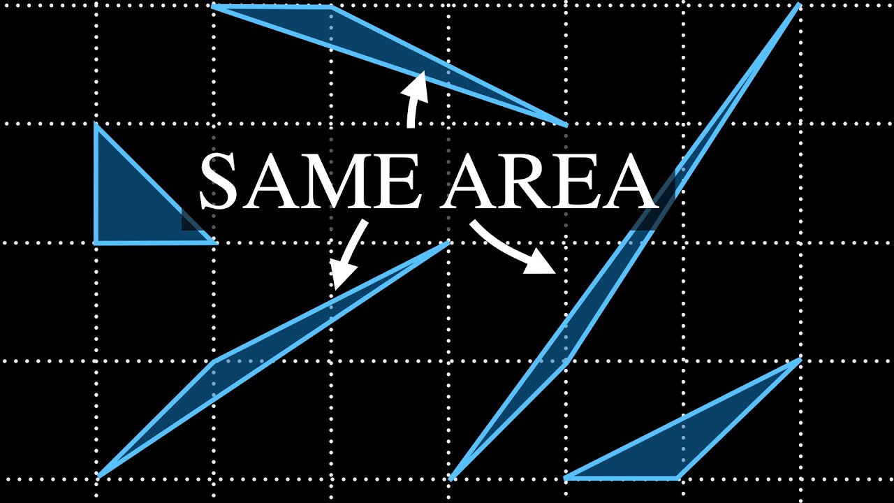 Lattice Triangles Have The Same Area (Here's Why) - YouTube