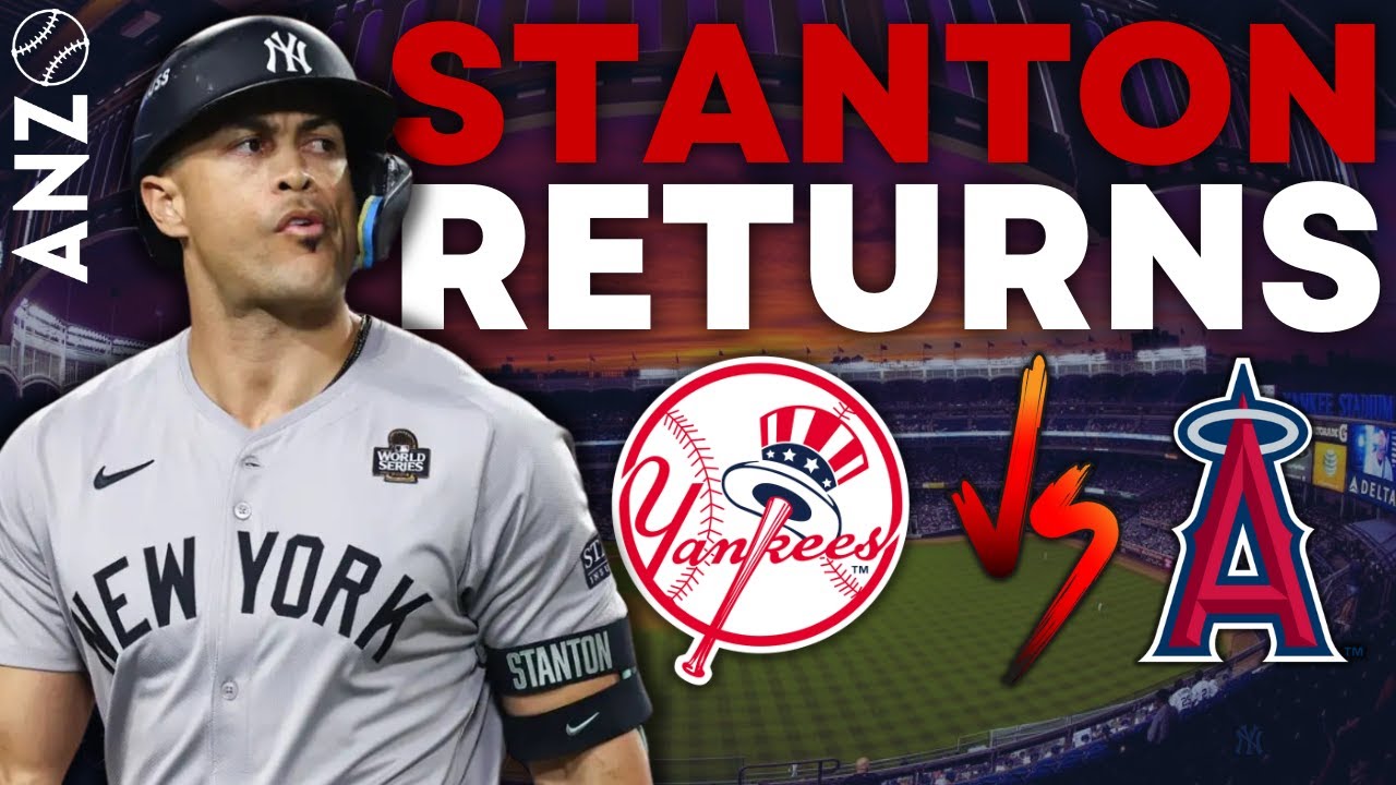 HE'S BACK! Giancarlo Stanton Returns VS Angels | NYY RECAP | Yankees ...
