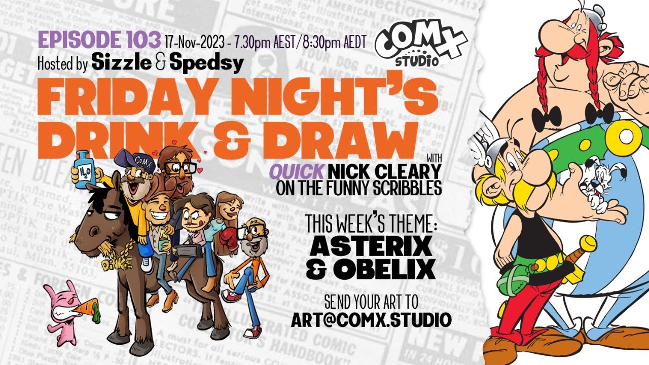 Do Asterix and Obelix Drink and Draw on a Friday Night? (ep 103) - YouTube