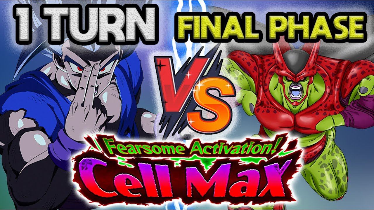 LR Gohan Beast Beating Final Phase of Cell Max in 1 turn! Dragon Ball Z ...