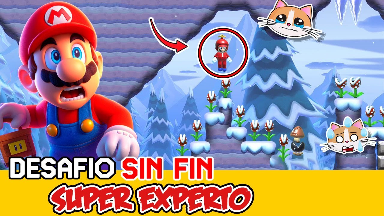 A VECES EL DESAFÍO SIN FIN SUPER EXPERTO ES SIMPLEMENTE FRUSTRANTE #howlgameplays #mario # ...