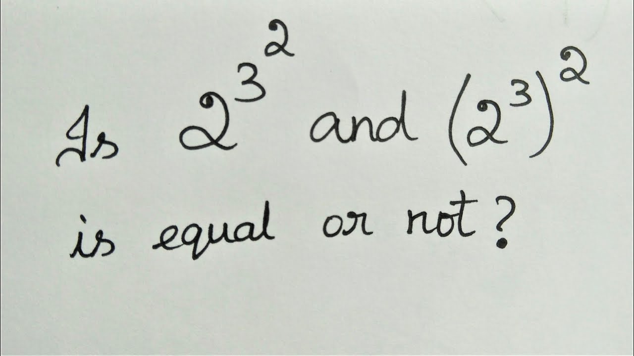 Tricks with the Exponents | Find the Correct Answer | Maths Questions ...