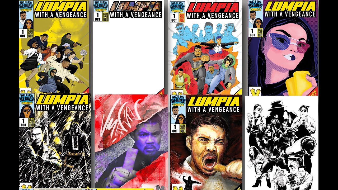 LUMPIA Movie ComicBook - 13 Variant Covers - NOW ON SALE - YouTube